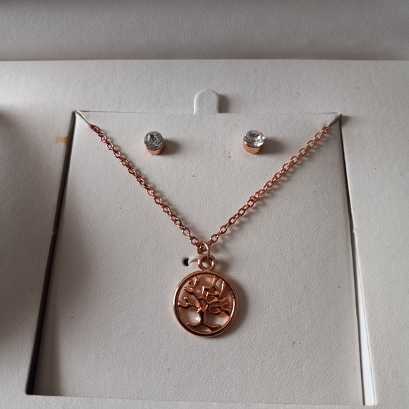 Accessories | Nwt Lco Womens White And Rose Gold Watch And Jewelry Set ...